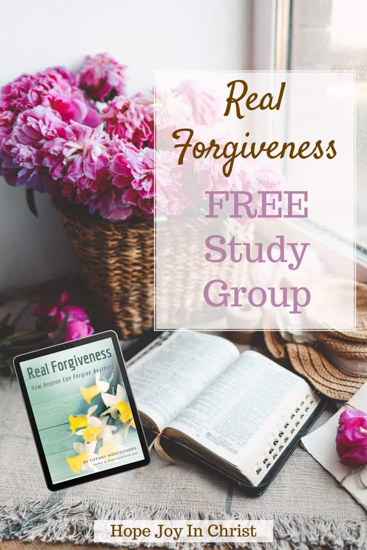 Real Forgiveness Book Club - Hope Joy in Christ